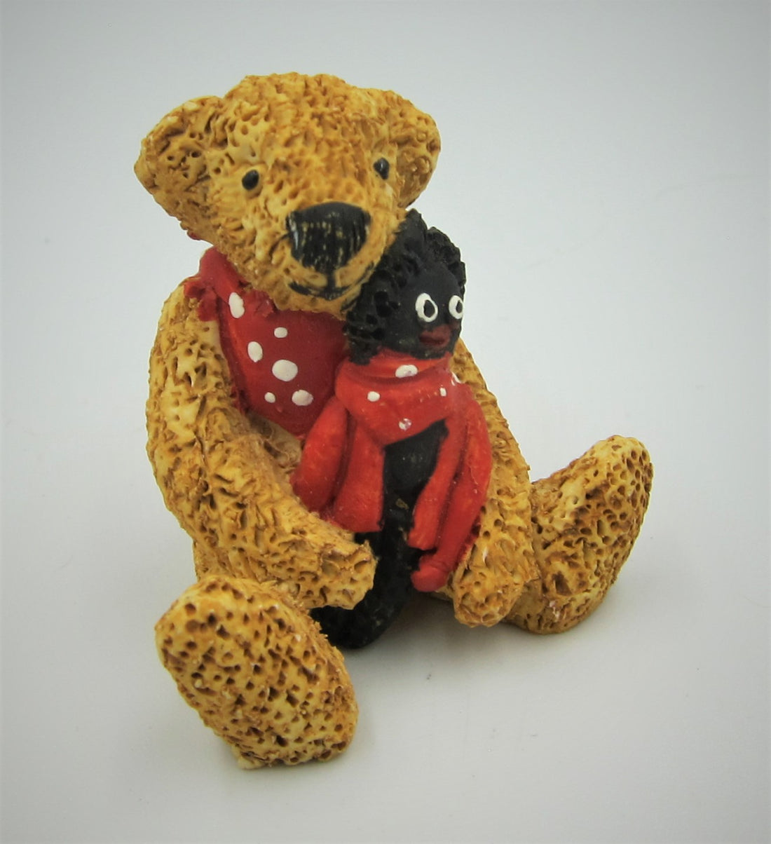 Teddy Bear with Golliwog PAT898 – The Miniature House