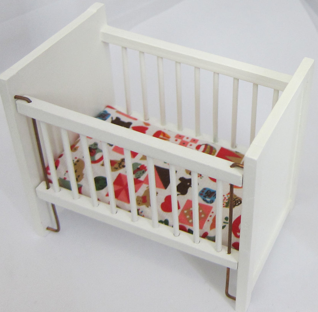 Wooden Drop Side Cot PAT833 – The Miniature House